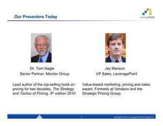 Dealing With Rising Commodity Prices with Tom Nagle | PPT | Free Download