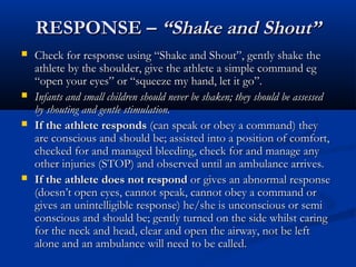 Dealing with serious injuries | PPT