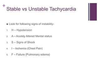 Dealing with tachycardias | PPT