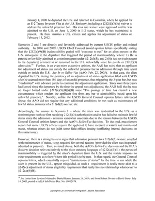 Dealing with the unlawful presence bars in immigration court | PDF