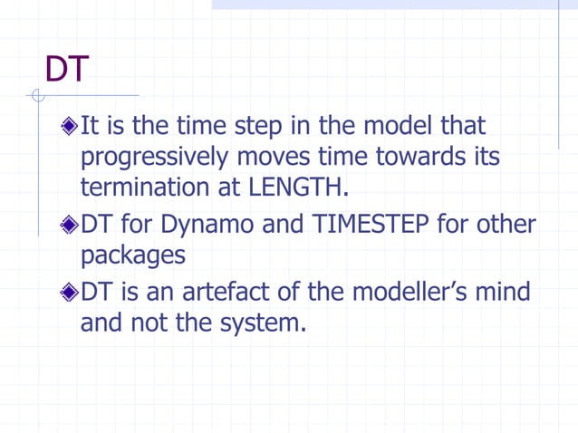 Dealing With Time In System Dynamics Models | PDF