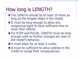 Dealing With Time In System Dynamics Models | PDF