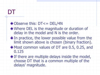 Dealing With Time In System Dynamics Models | PPT