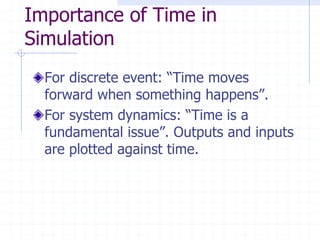 Dealing With Time In System Dynamics Models | PPT