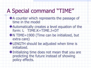Dealing With Time In System Dynamics Models | PPT | Physics | Science
