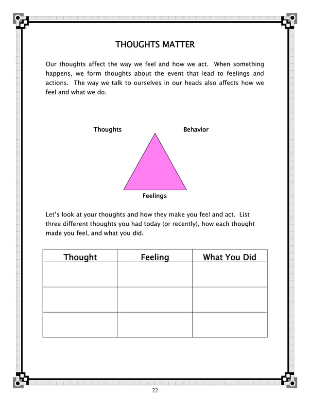 Dealing with trauma a tf-cbt workbook for teens | PDF | Mental Health ...