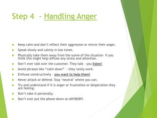 Dealing with verbal aggression awkward customers and challenging ...