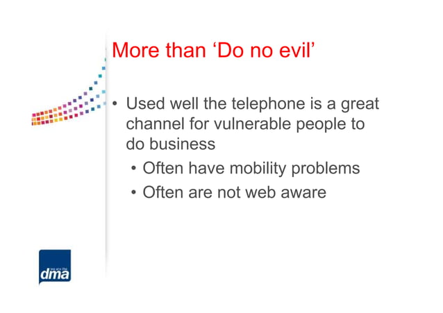 Dealing with vulnerable consumers pfd | PPT