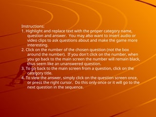 Deal or No Deal INTERACTIVE GAME FUN.ppt