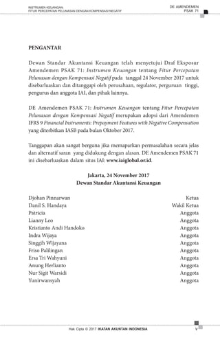 De amendemen psak 71 | PDF