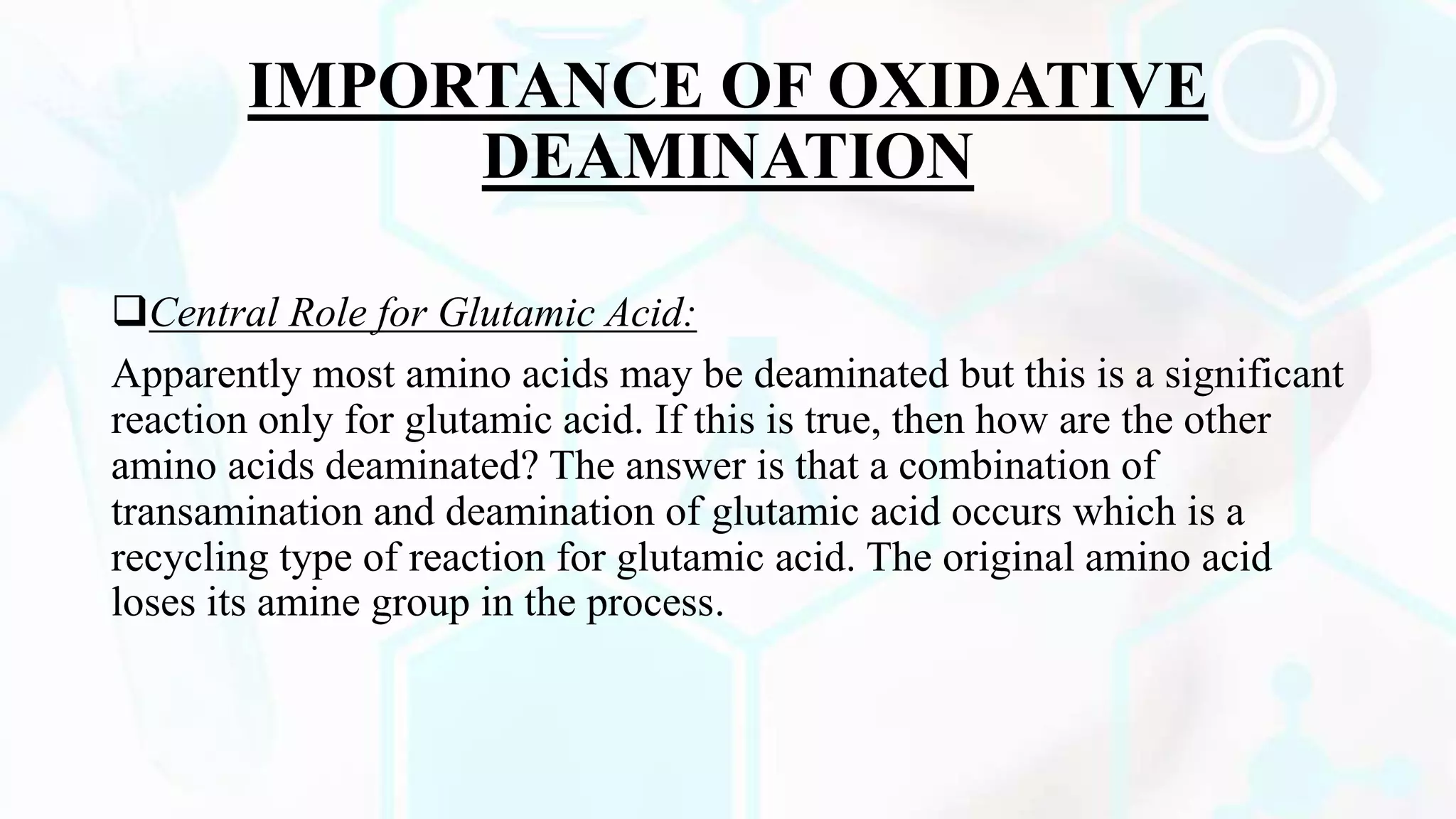 DEAMINATION AND DECARBOXYLATION | PPTX