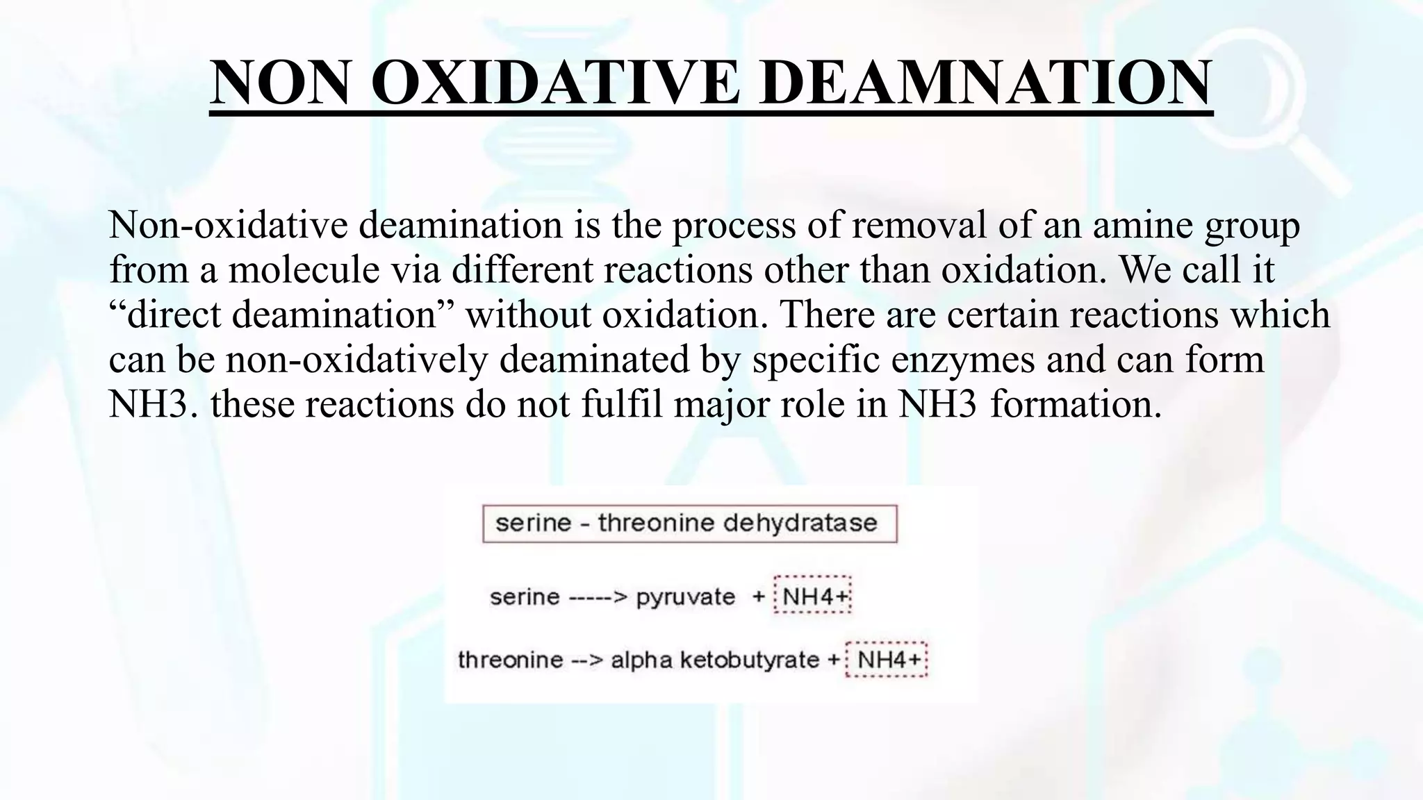 DEAMINATION AND DECARBOXYLATION | PPTX