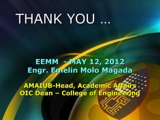 Deanems academic policies and procedures , may 12, 2012 | PPT ...