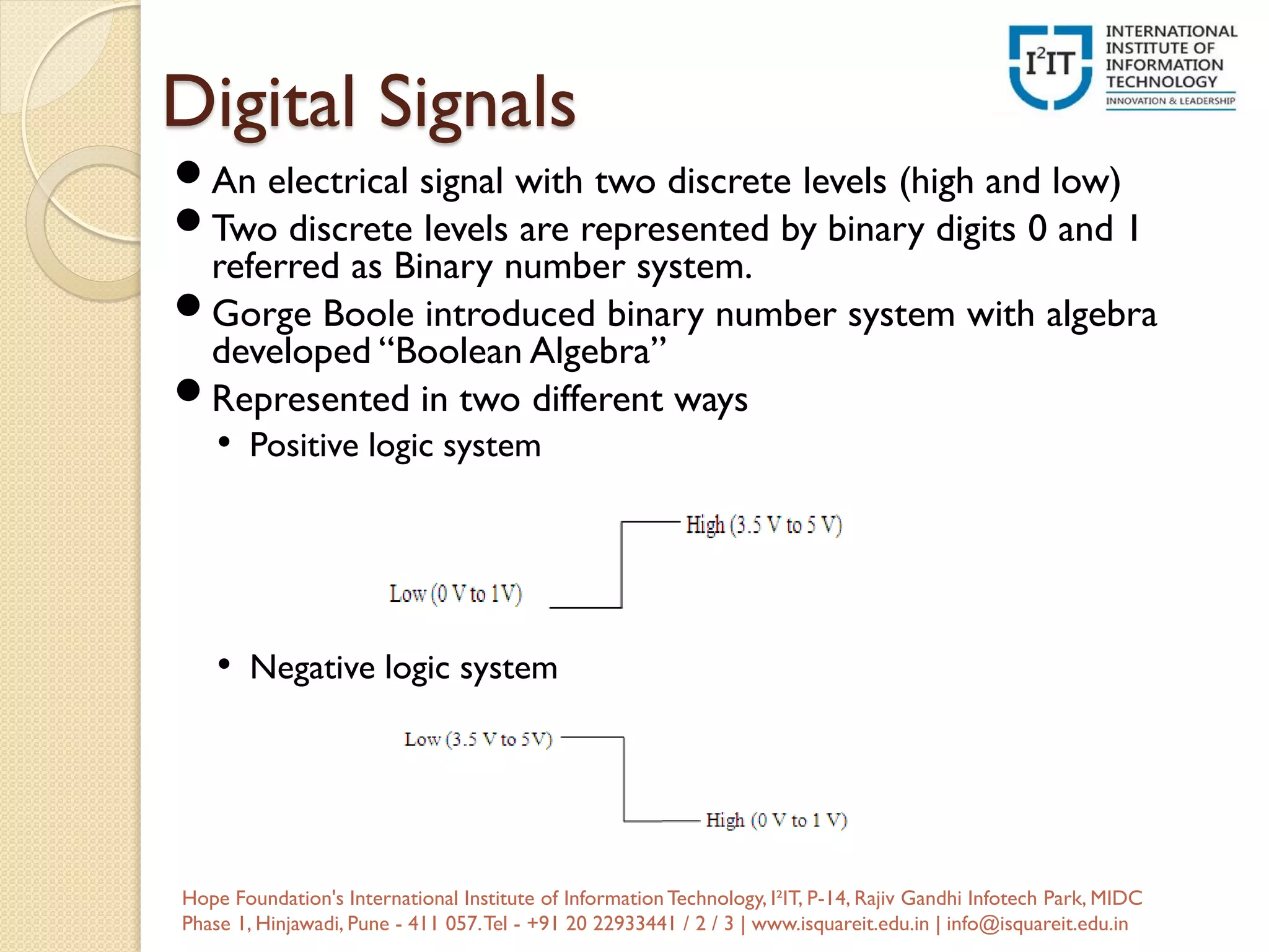 Basics of Digital Electronics | PDF