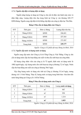 De an moi truong cty det may | DOC