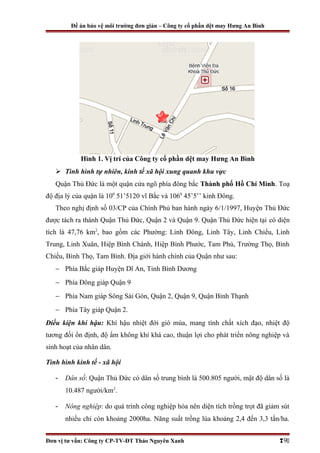 De an moi truong cty det may | DOC