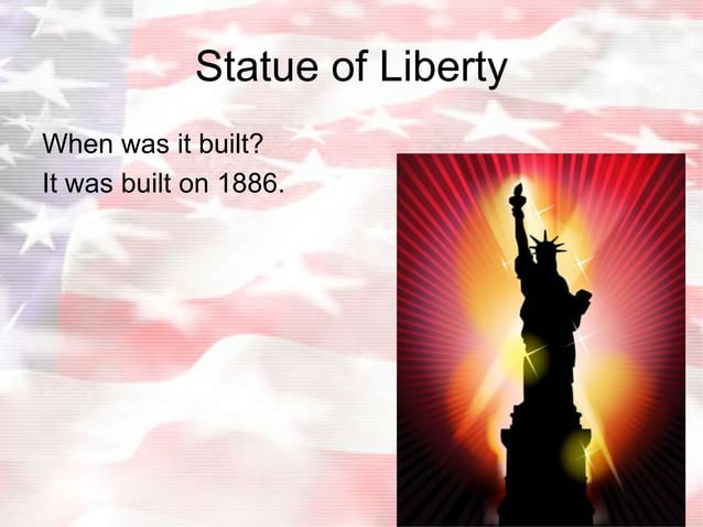 The Statue of Liberty | PPTX | Museums & Galleries | Attractions