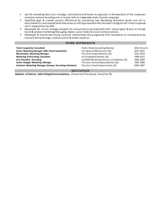 Deanna Miller Senior Talent Aquisition Consultant | DOCX