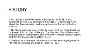 World Almanac and Book of Facts Ready Reference Guide | PPT