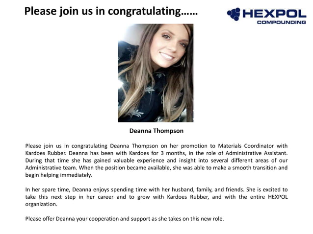 Deanna Thompson | PPTX