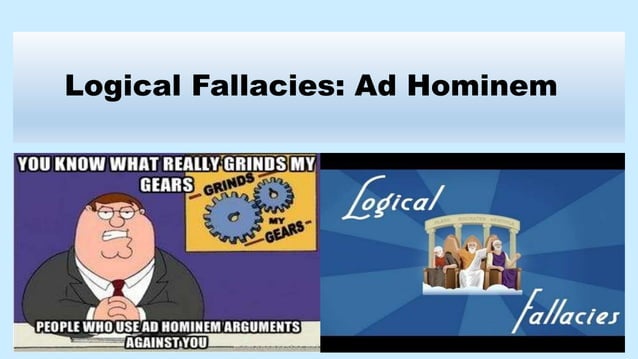 Dean R Berry Fallacy Ad Hominem Pptx Indoor Environmental Quality