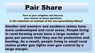 Dean r berry fallacy overgeneralizing | PPTX | Educational Assessment ...