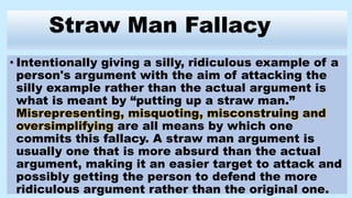 Dean r berry fallacy straw man | PPT