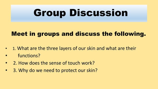 Dean r berry human body skin and touch | PPT