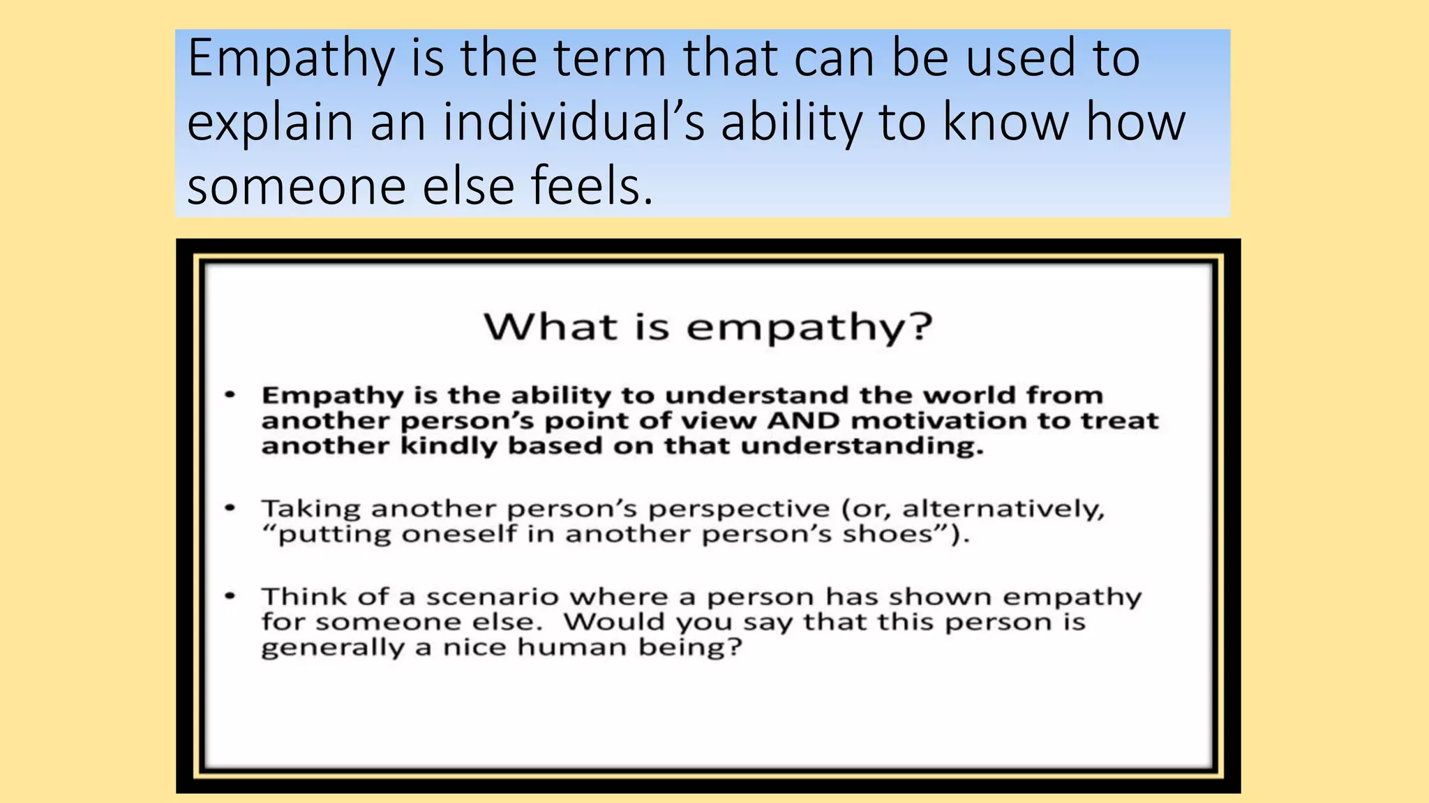 Dean r berry the role of empathy in problem solving | PPTX
