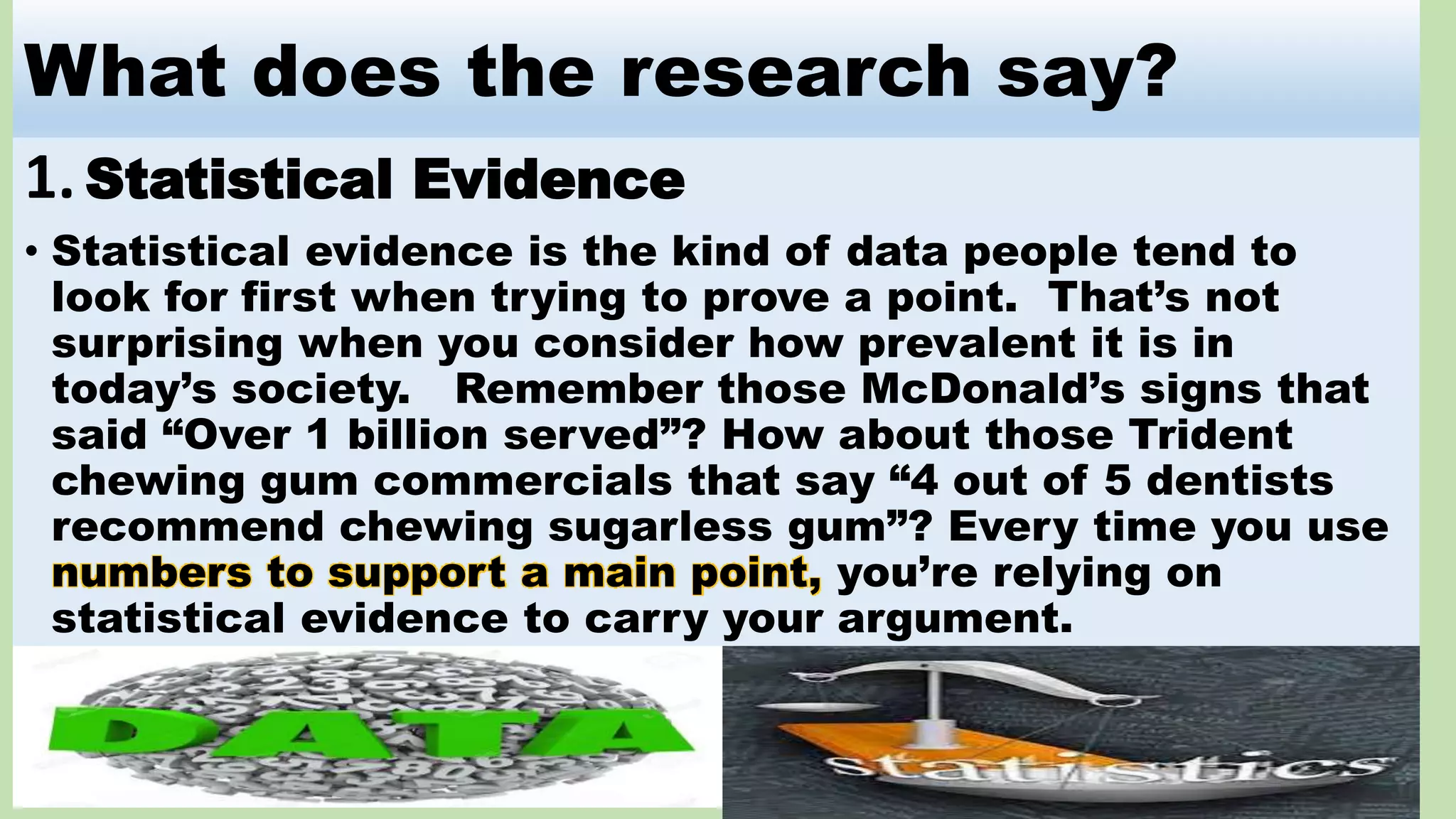 Dean r berry what is evidence 3 12 | PPTX
