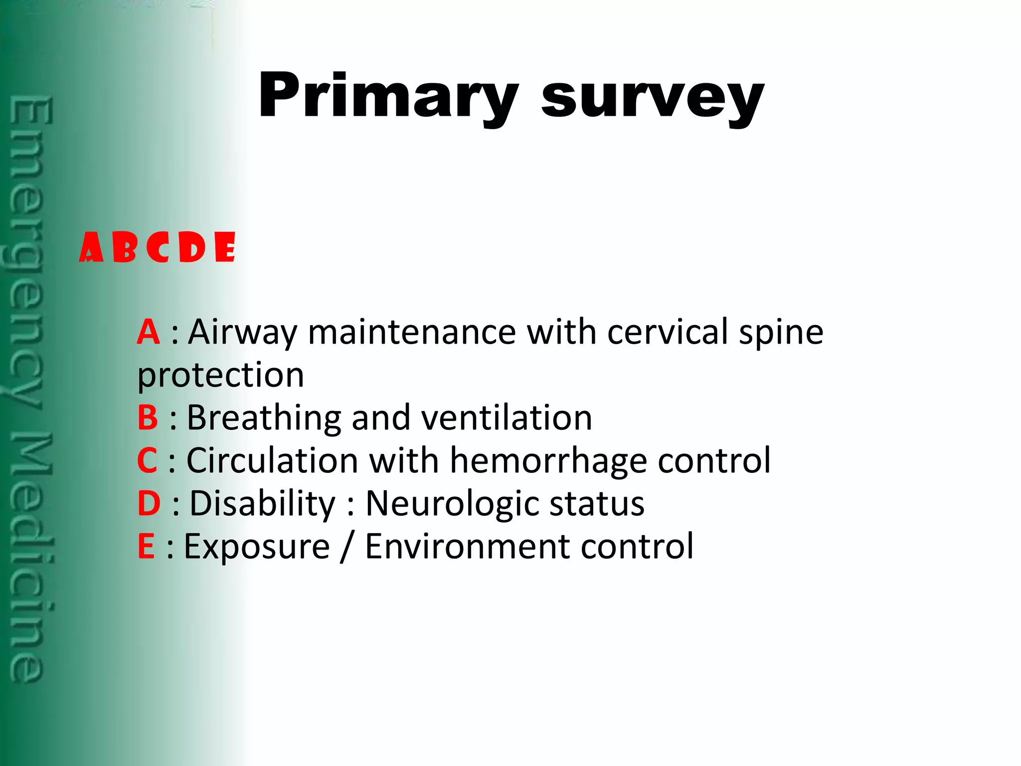 Basic concepts of resuscitation in trauma patients | PDF
