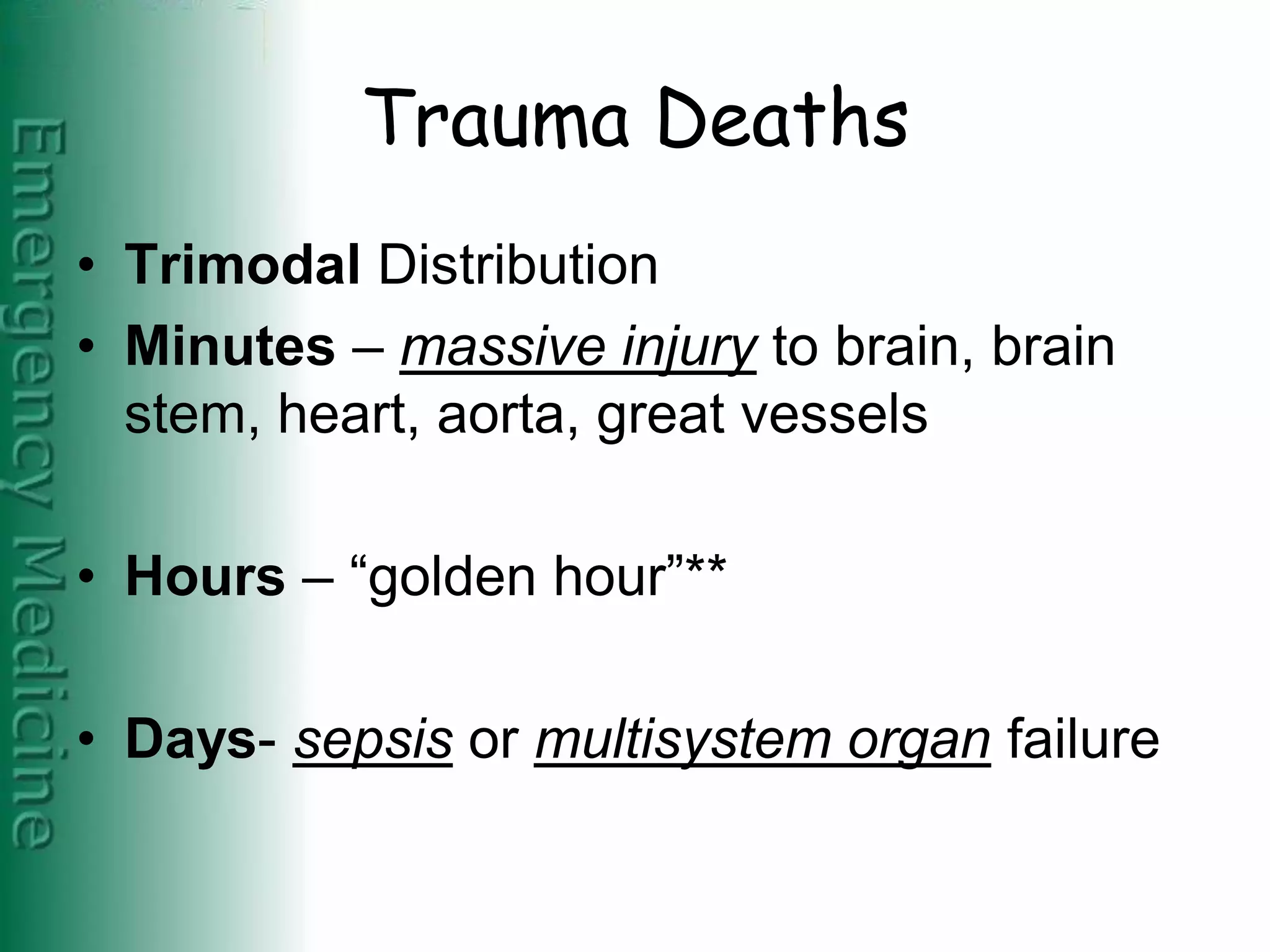 Basic concepts of resuscitation in trauma patients | PDF