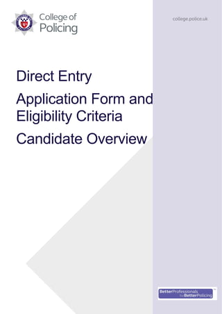 De application form and eligibility criteria candidate overview (1) | PDF