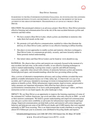 Dear Driver | PDF | Cycling | Sports