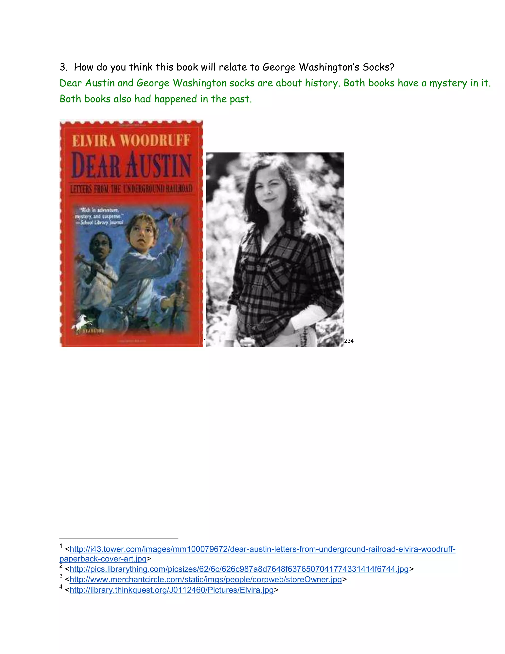Dear austin author study green group | DOCX