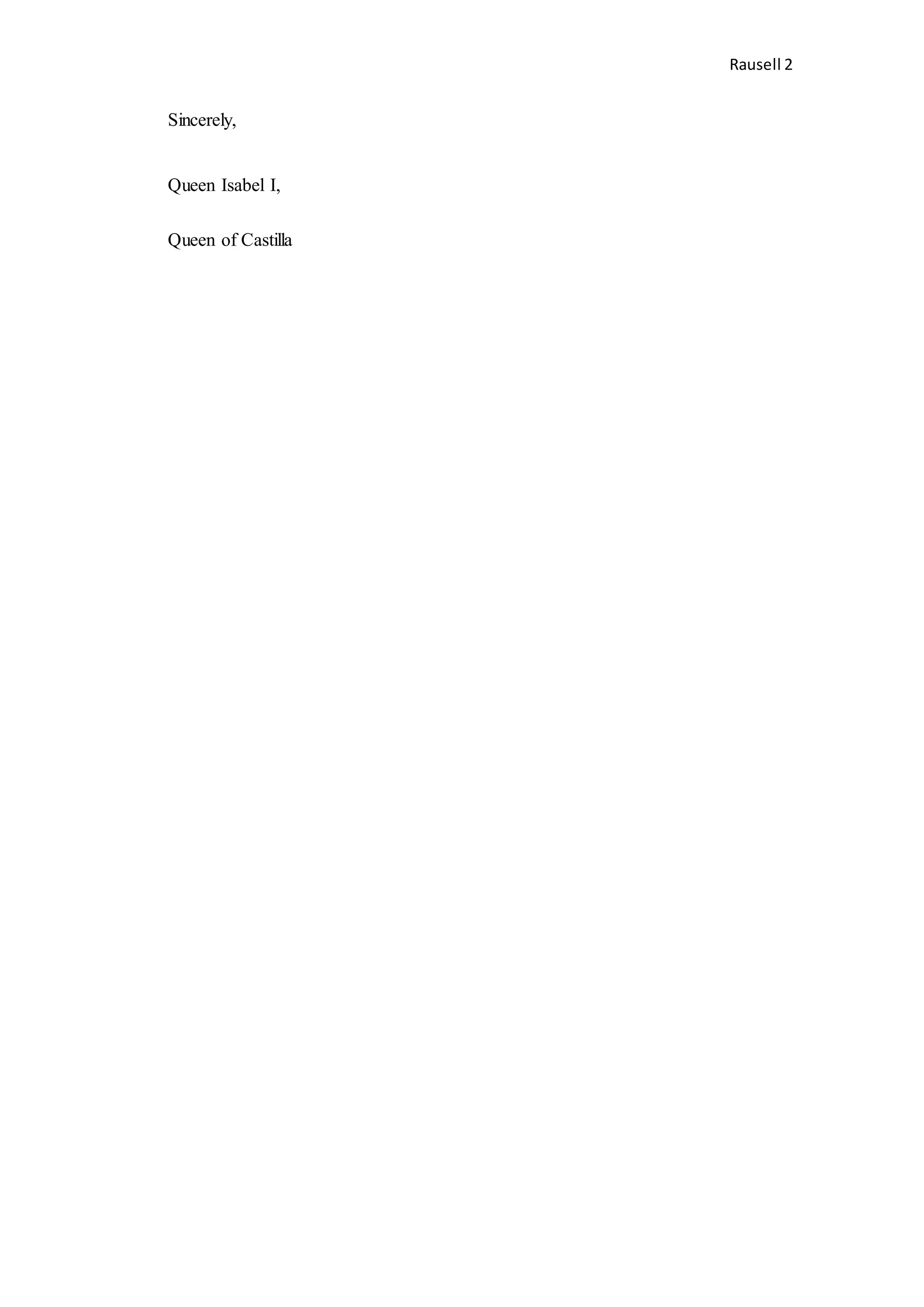 Dear christopher columbus | DOCX