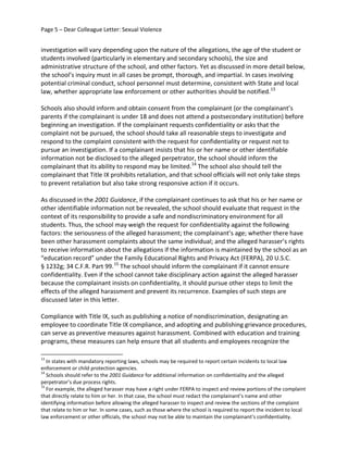 "Dear Colleague" Letter | PDF