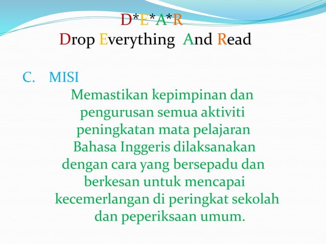 Dear(drop everything and read) | PPTX