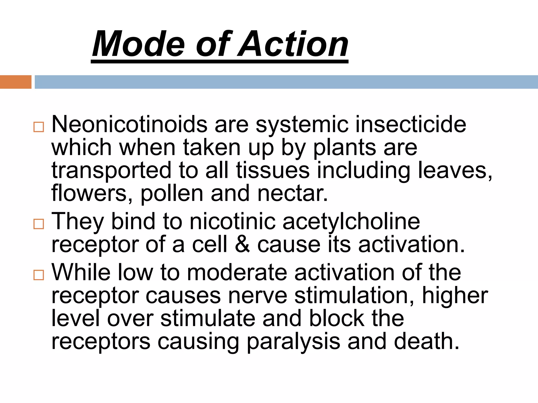 NEONICOTINOIDS & ITS EFFECT ON HONEY BEES | PPT | Agriculture | Industries