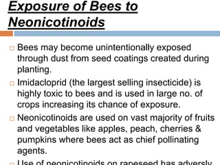 NEONICOTINOIDS & ITS EFFECT ON HONEY BEES | PPT