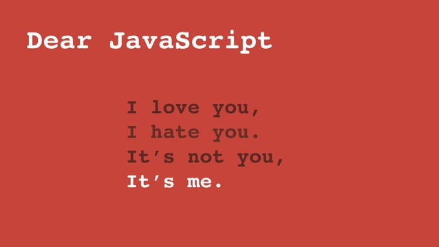 Dear JavaScript | PDF