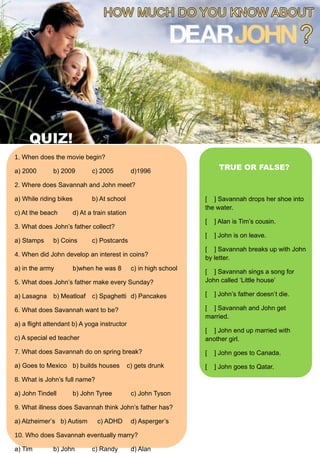 Dear John Movie Alan