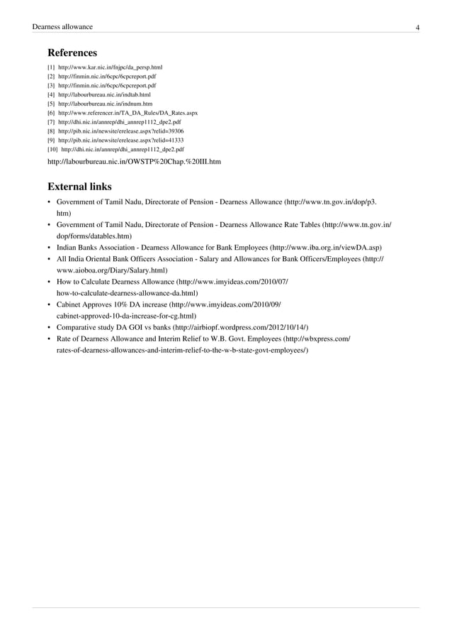 Dearness Allowance | PDF