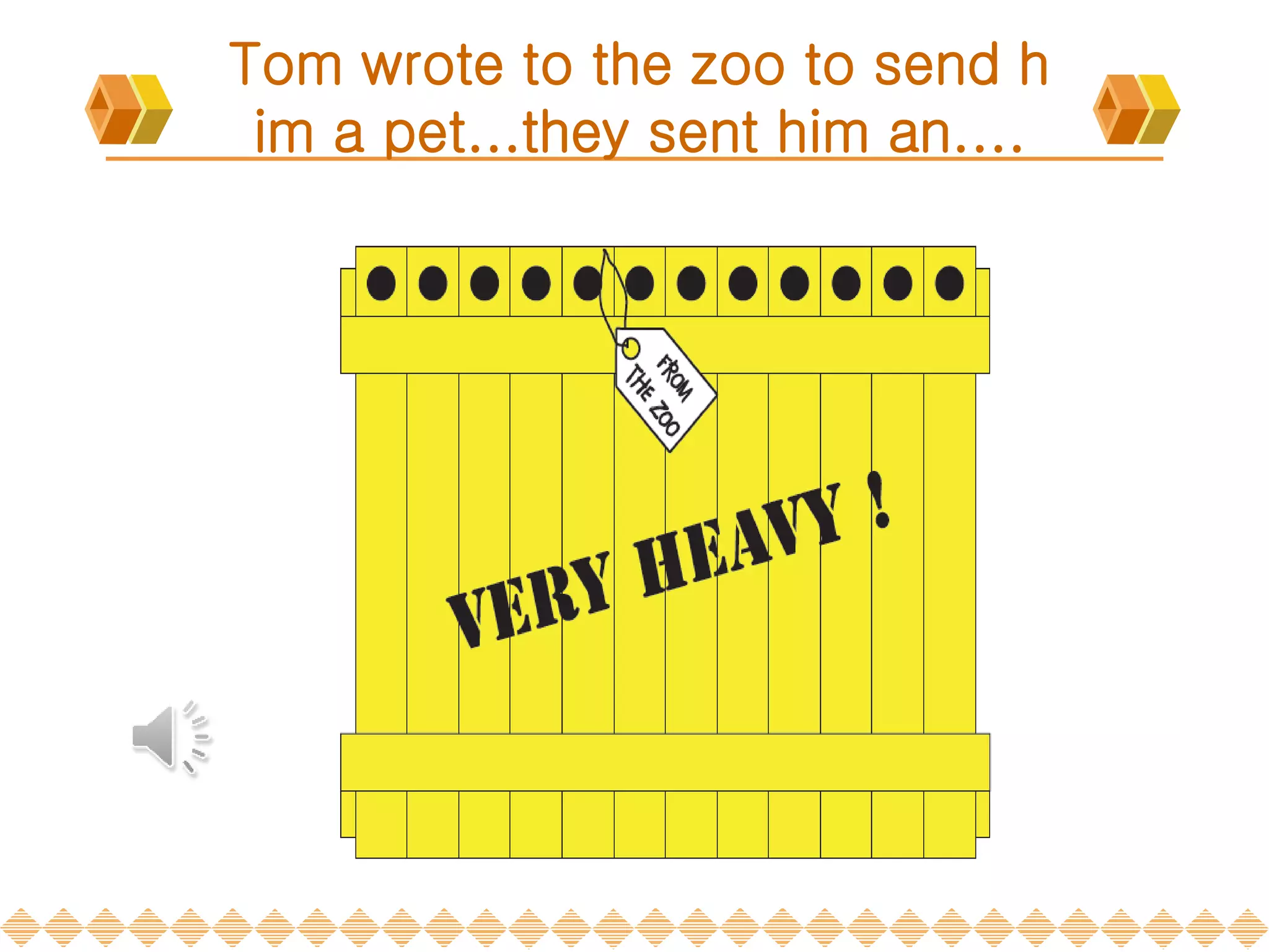 Story: Dear zoo | PPT