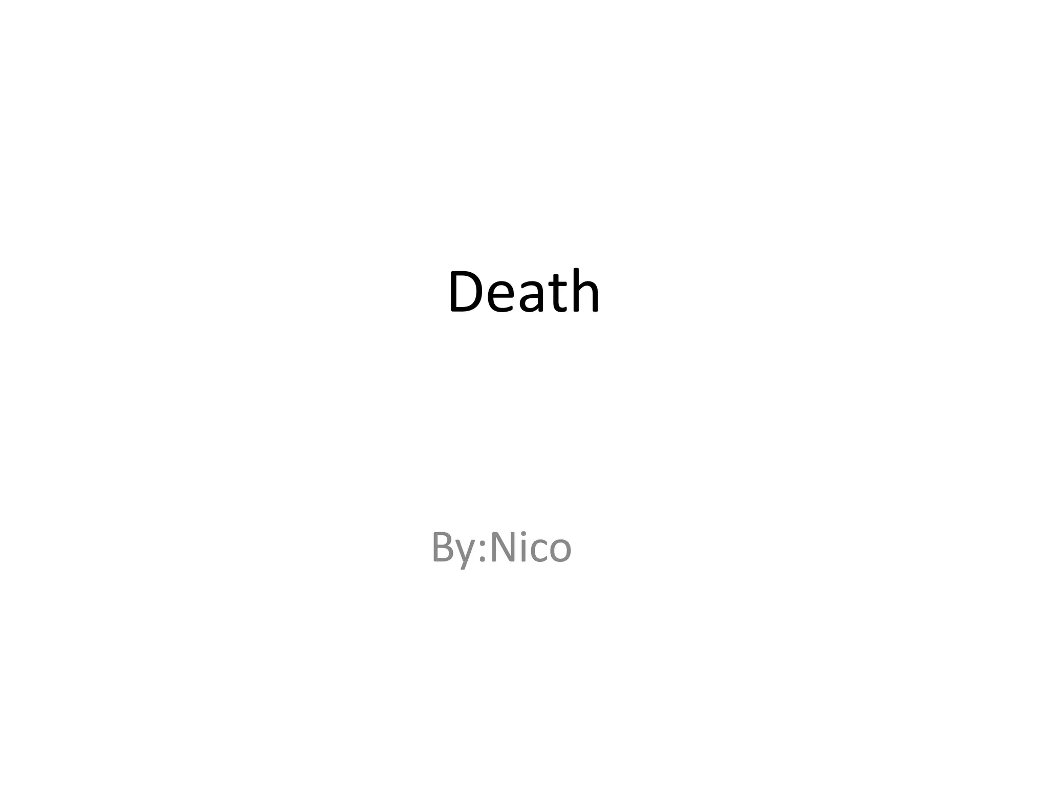 Death | PPT