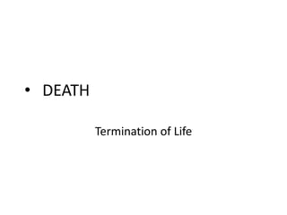 Death | PPT