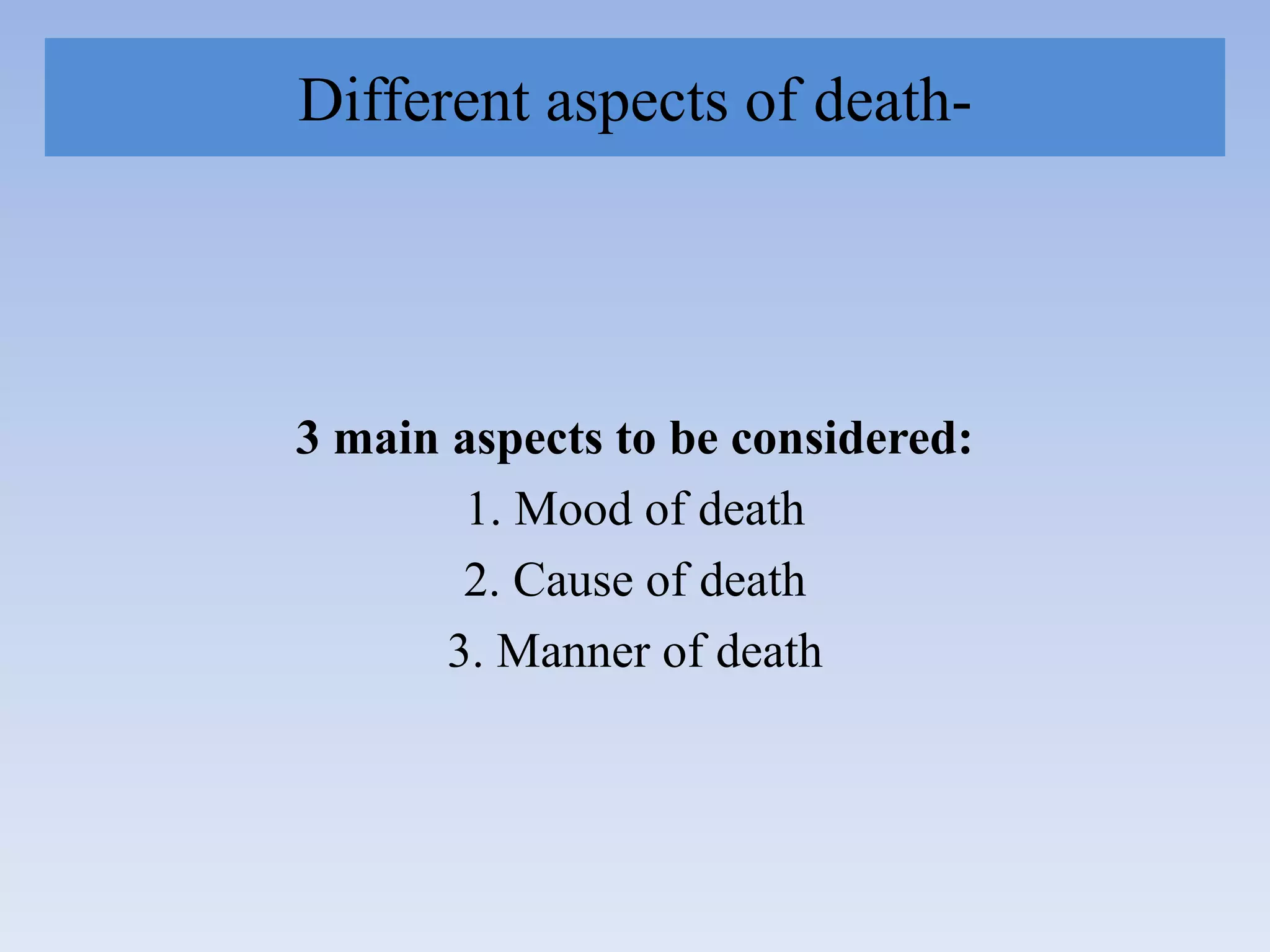 Death in Forensic Medicine | PDF