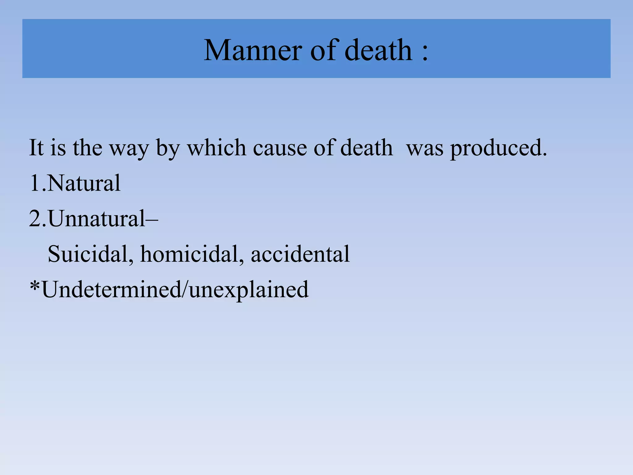 Death in Forensic Medicine | PDF