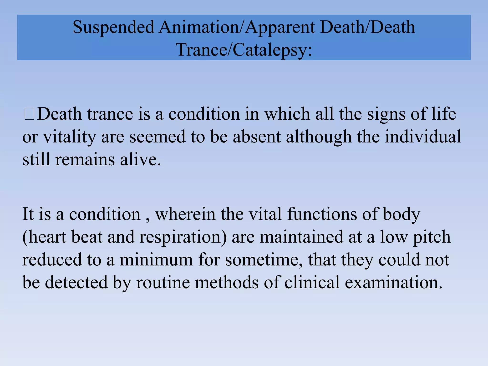 Death in Forensic Medicine | PDF