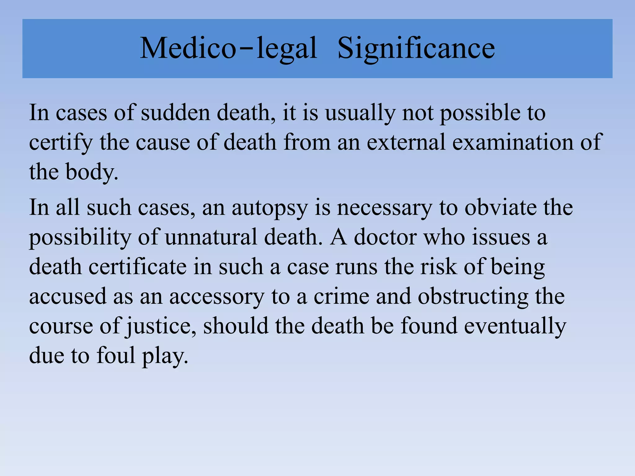 Death in Forensic Medicine | PDF